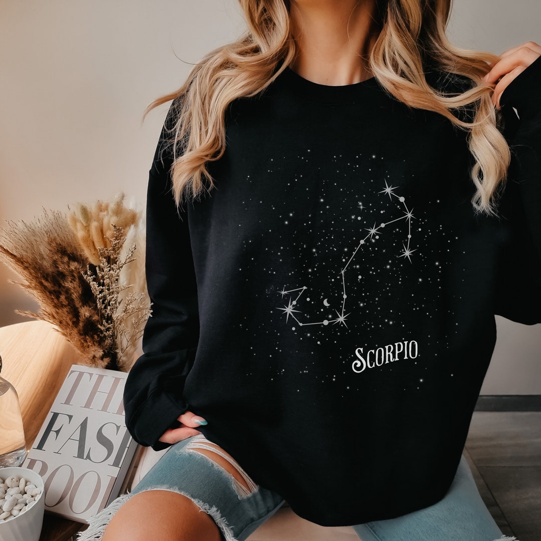 Unisex Scorpio Star Sign Zodiac Celestial Ultra Comfy Sweatshirt ...