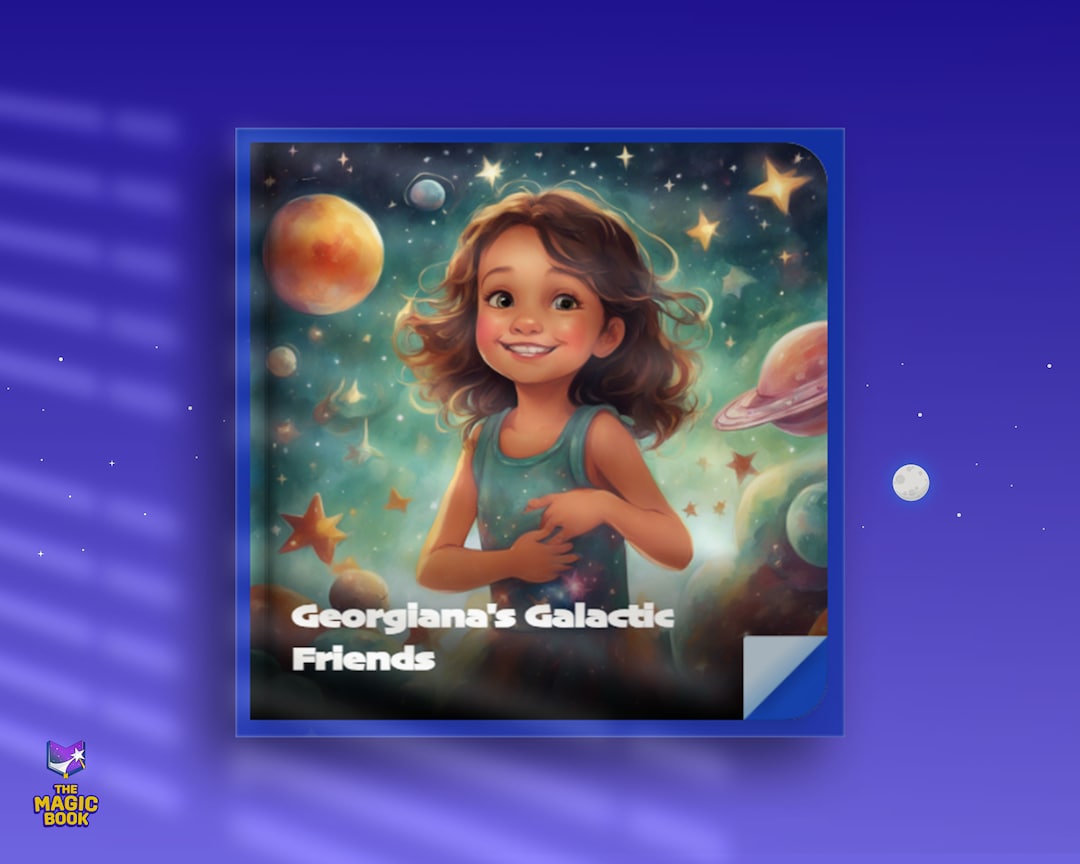 Personalized Children's Book, Galactic Friends, Baptism Gift, Gift for ...