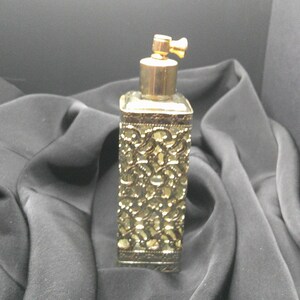 Vintage Encased Perfume Bottle - Etsy