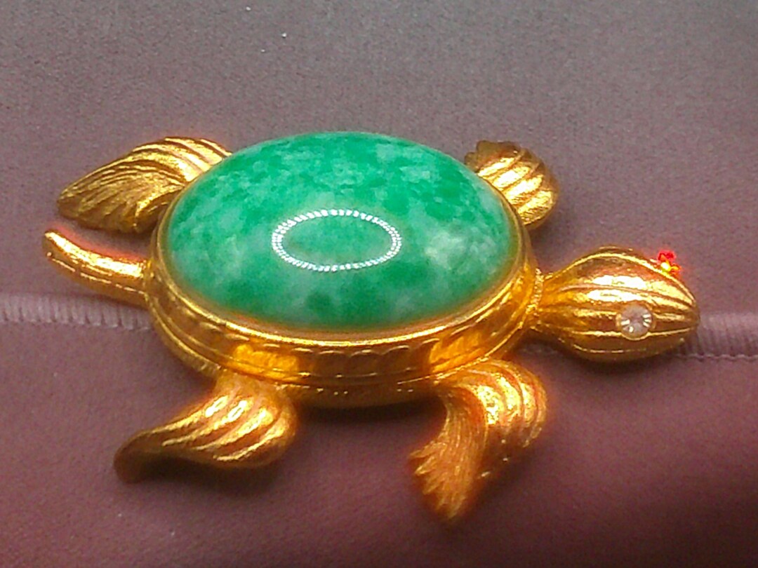Avon Turtle Shaped Solid Perfume Compact - Etsy