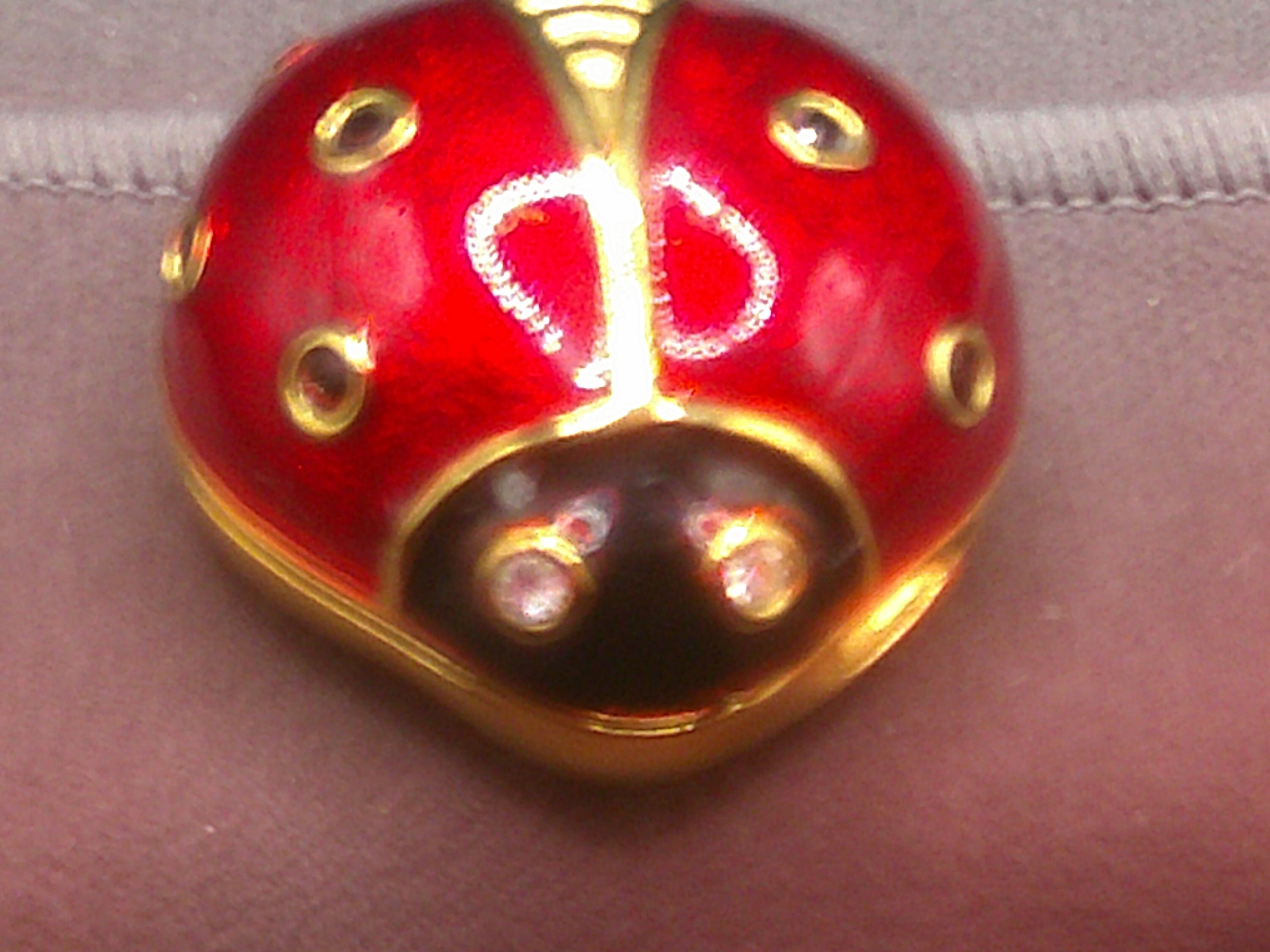 Vintage Estee Lauder Enamel Ladybug Solid Perfume Compact - Etsy