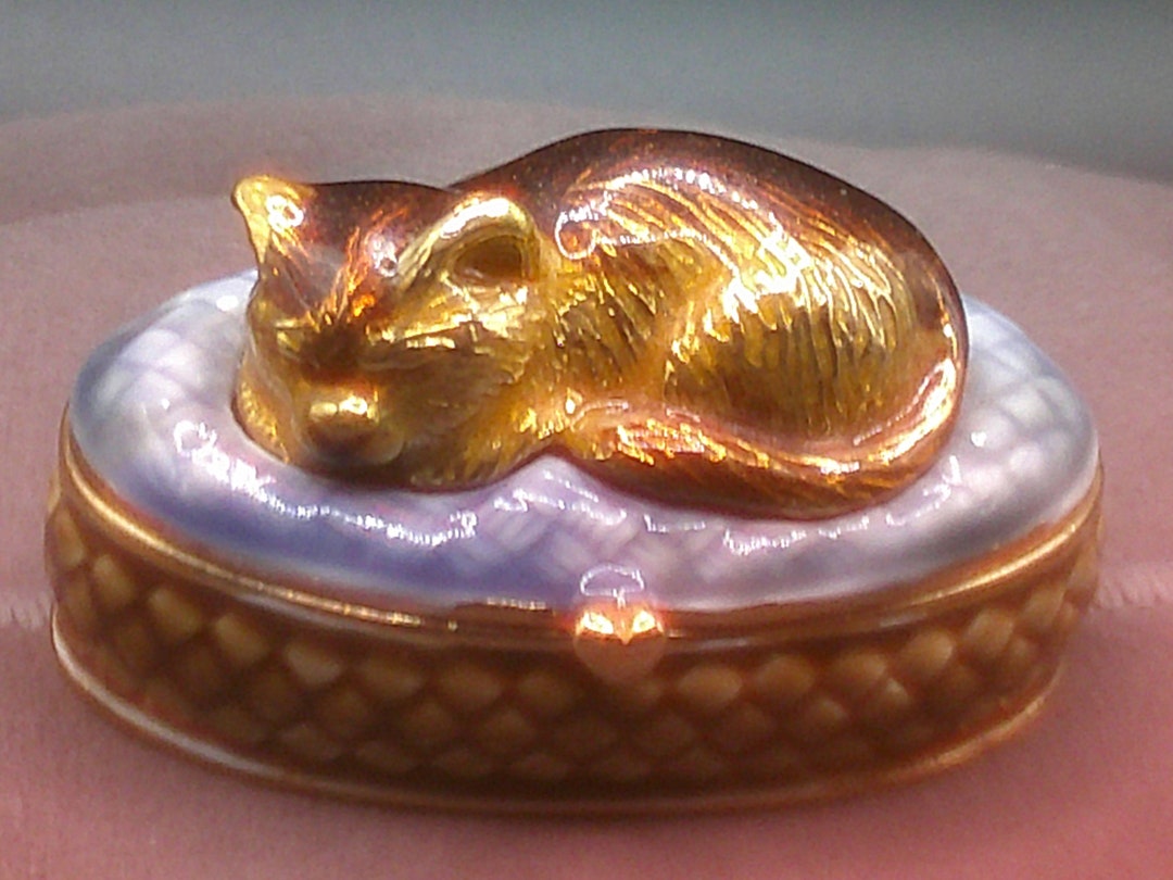 Vintage Monet Trinket Box - Etsy