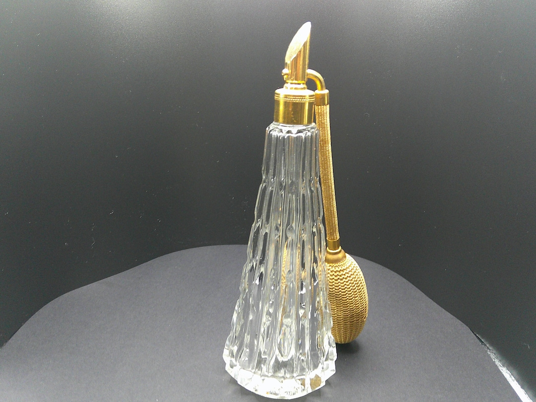Highly Collectable Vintage Devilbiss Art Deco Perfume Bottle W Atomizer ...