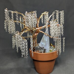 Wire Tree With Silver White Ring Holder - Etsy