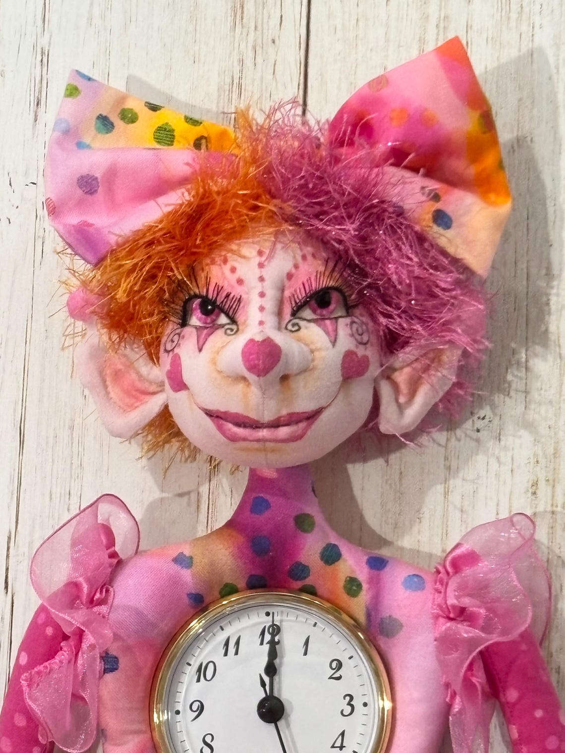 Dottie Wall Clock Doll - Etsy