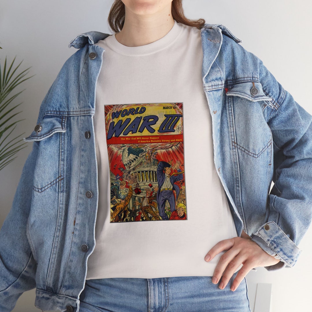World War III Vintage Comic Book T-shirt Comic Book Shirt, Comic Book ...
