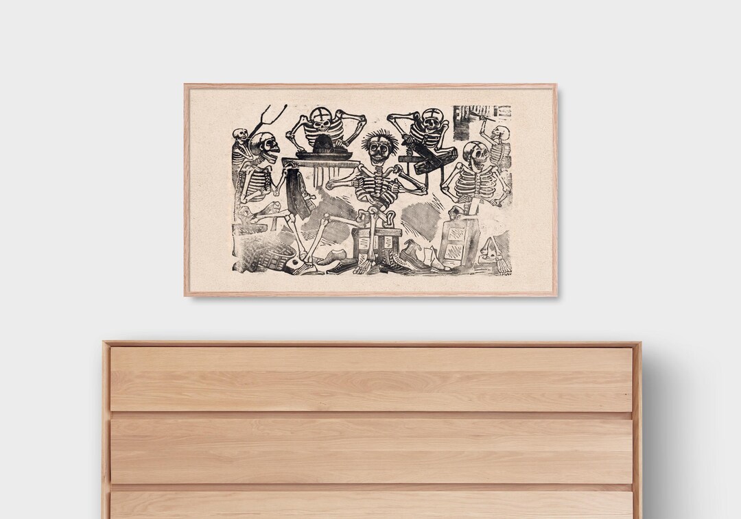 Frame TV Halloween Art: José Guadalupe Posada Skeletons (digital ...
