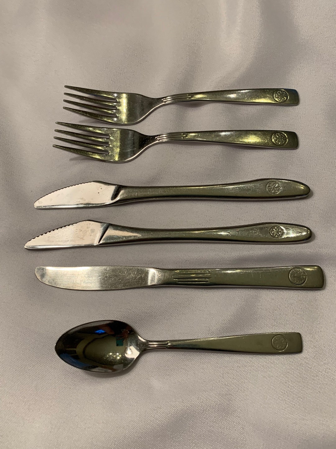 Vintage Air Canada Stainless Flatware/silverware: Spoon, Knives, and ...