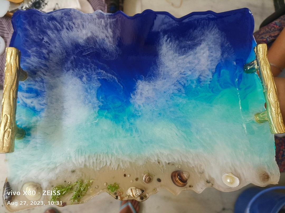 Resin Tray ,ocean Theme Resin Tray,resin Pigments,epoxy Resin,home ...