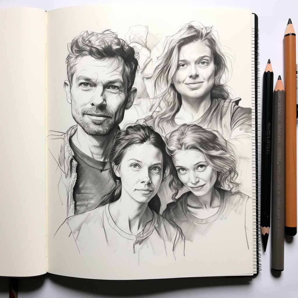 Commission Portrait Painting on Canvas, Custom Oil Painting From Photo ...