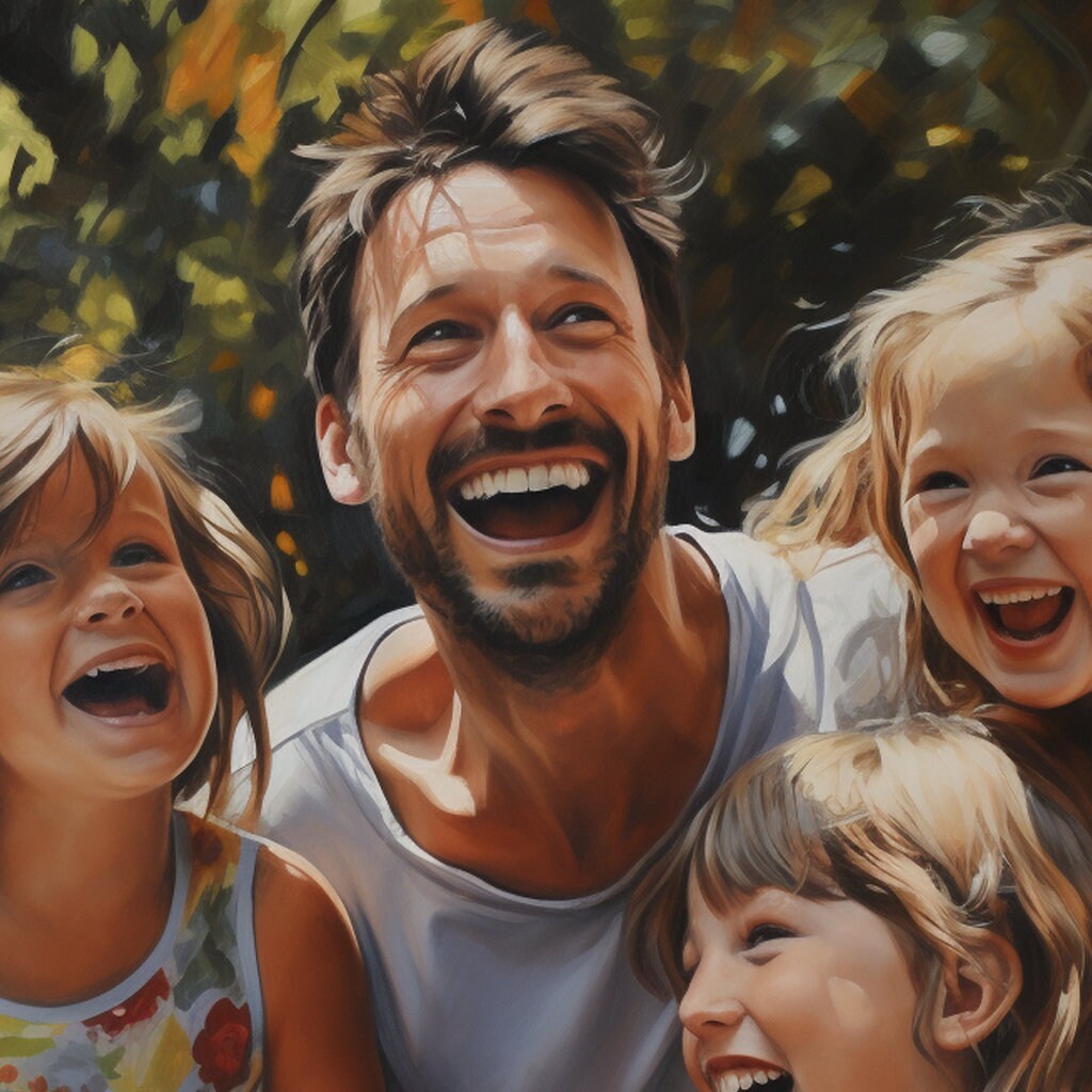 Commission Portrait Painting on Canvas, Custom Oil Painting From Photo ...