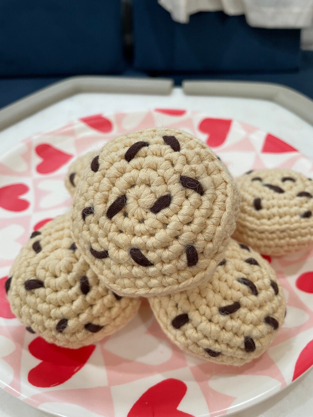 Handmade Crochet Chocolate Chip Cookies for Pretend Play - Etsy
