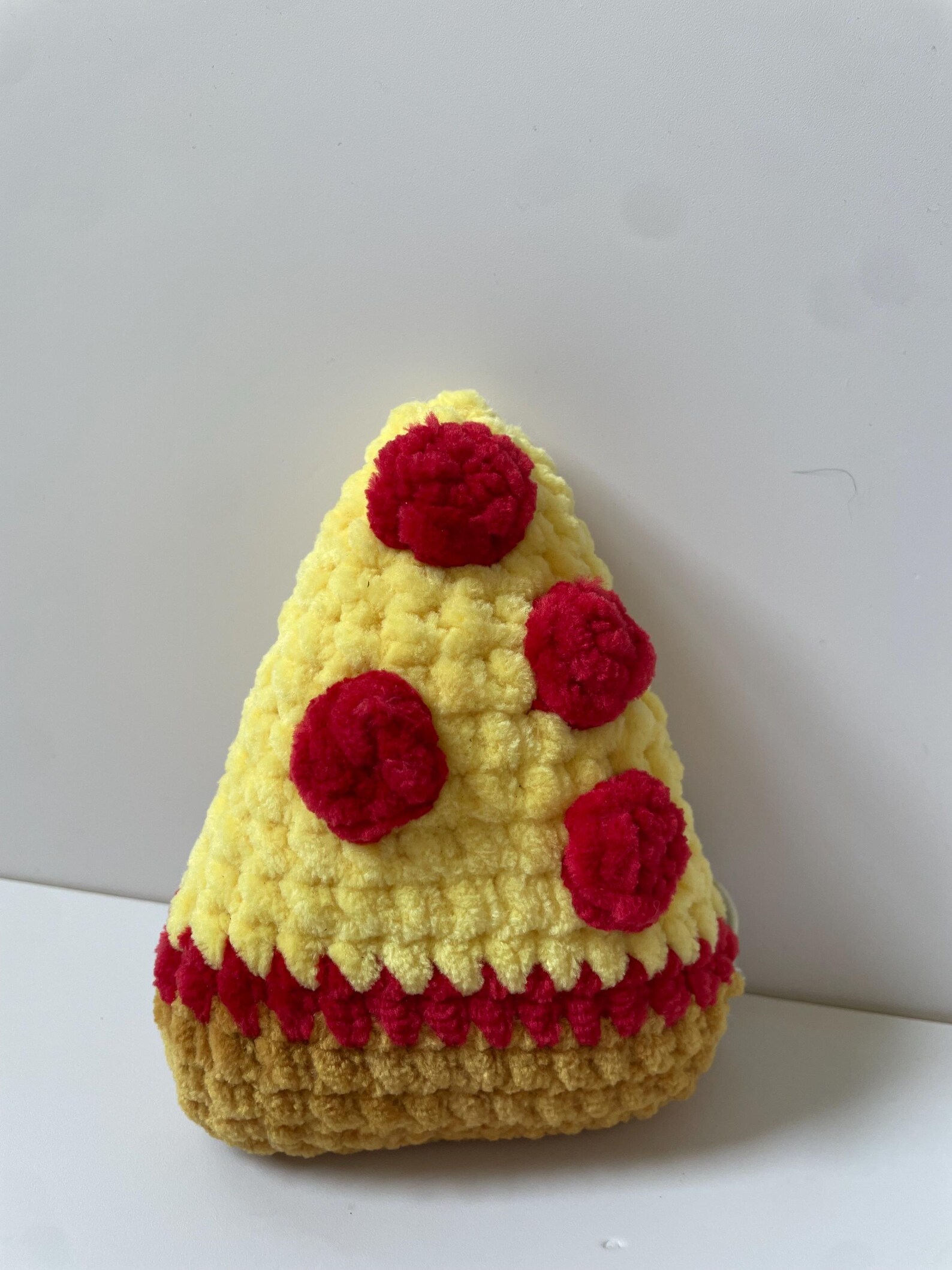 Cute Pizza Slice Plushies. Pepperoni Pizza Slice. Handmade Crochet ...