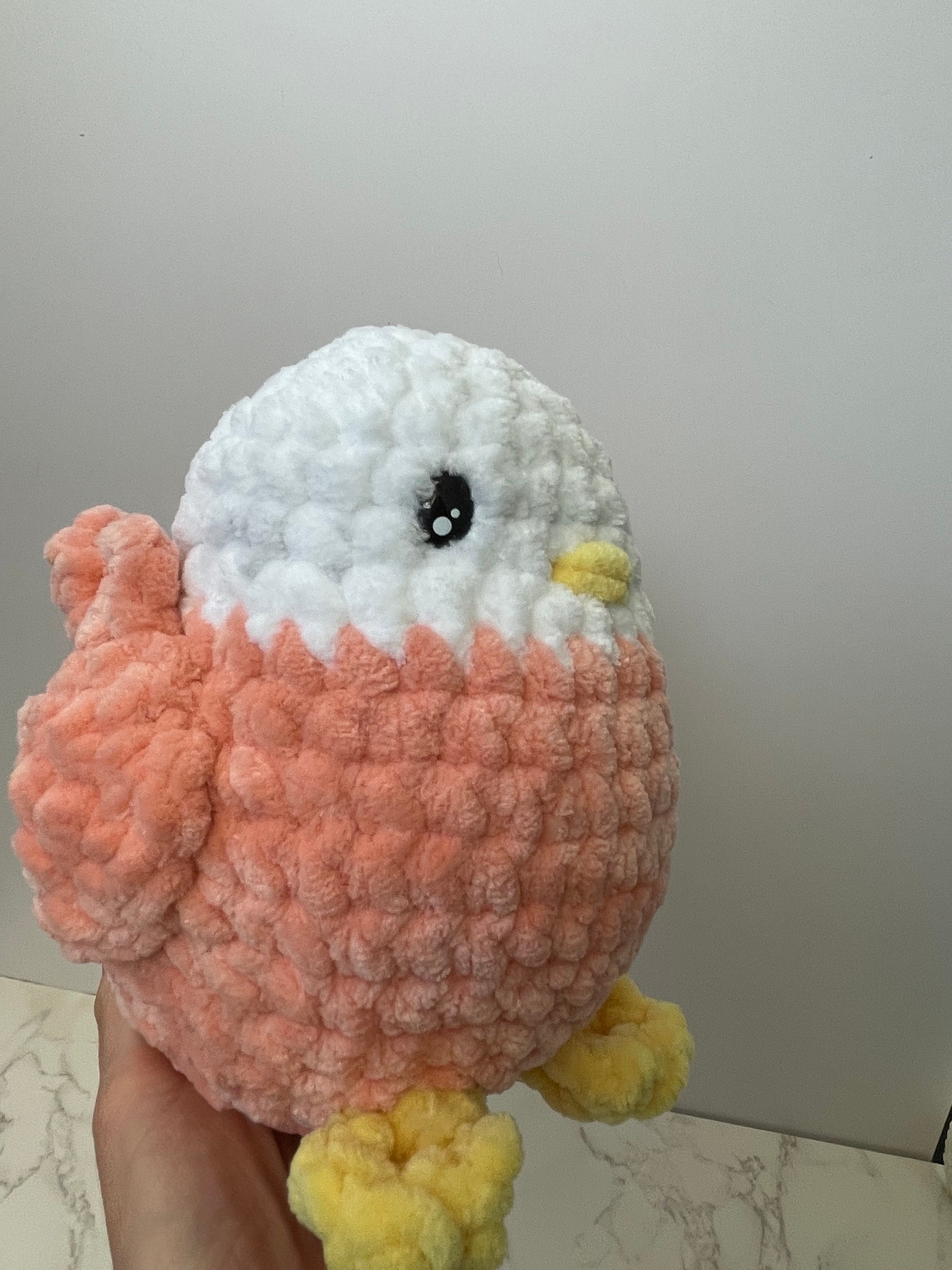 Super Soft Handmade Large Budgie Bird Stuffy. Handmade by Anneestiches ...