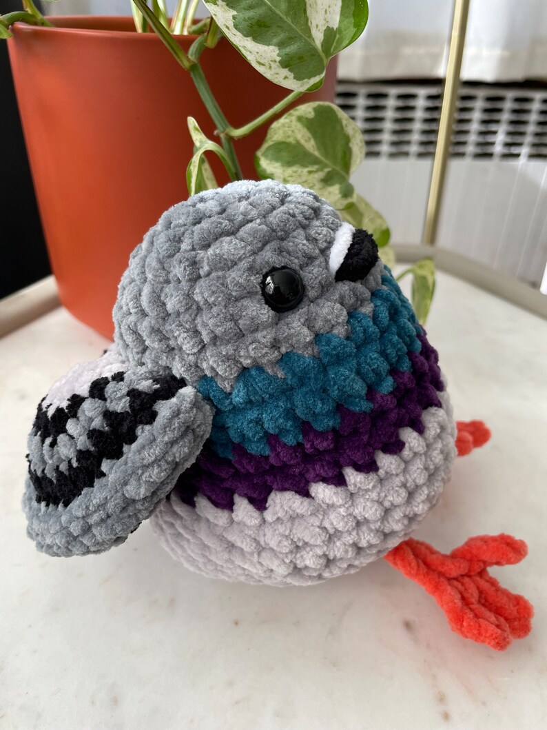 Super Soft Handmade Pigeon Stuffy Made in NYC. Made to Order by ...