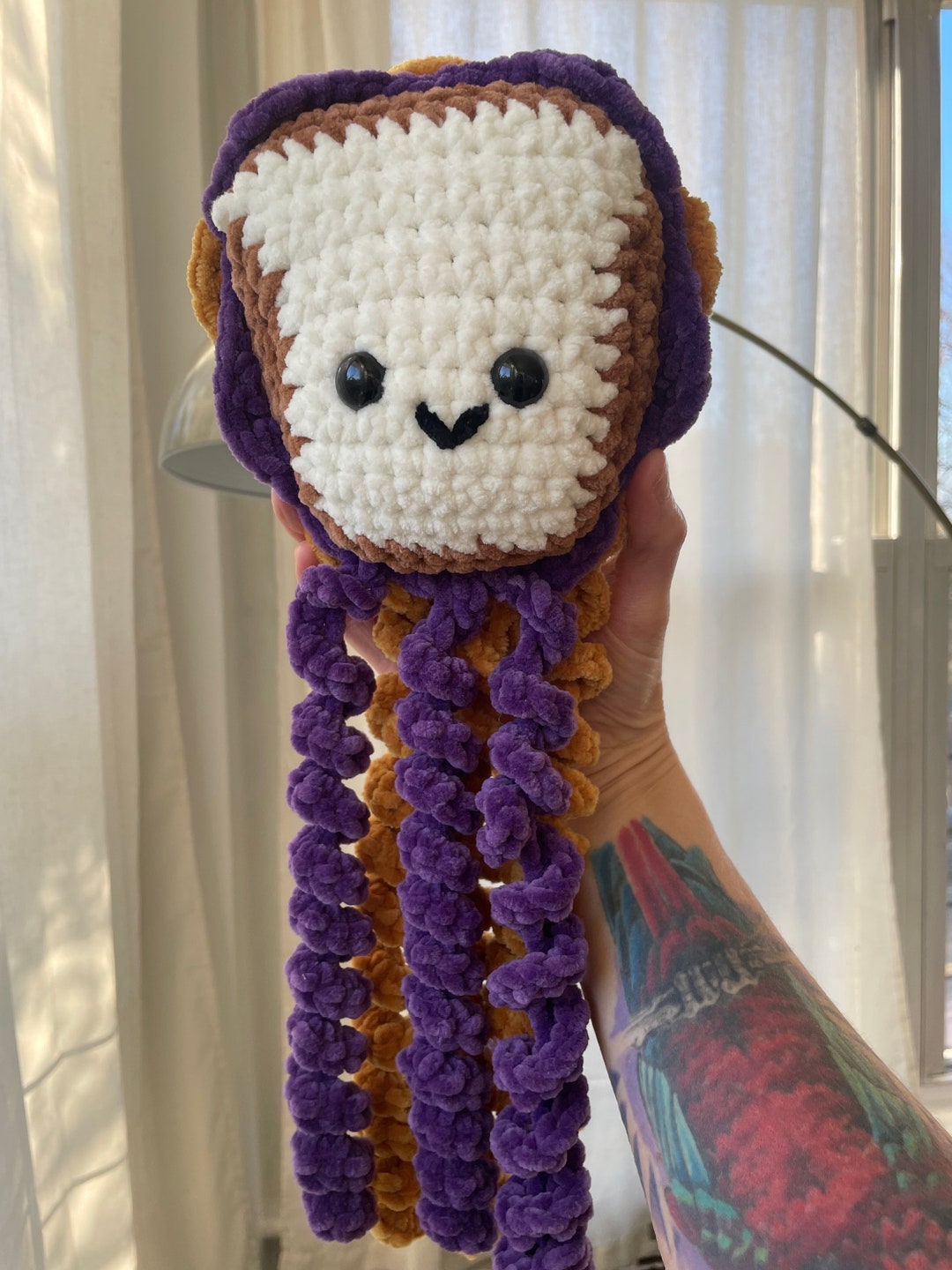 Peanut Butter Jellyfish Super Soft Handmade Stuffy - Etsy