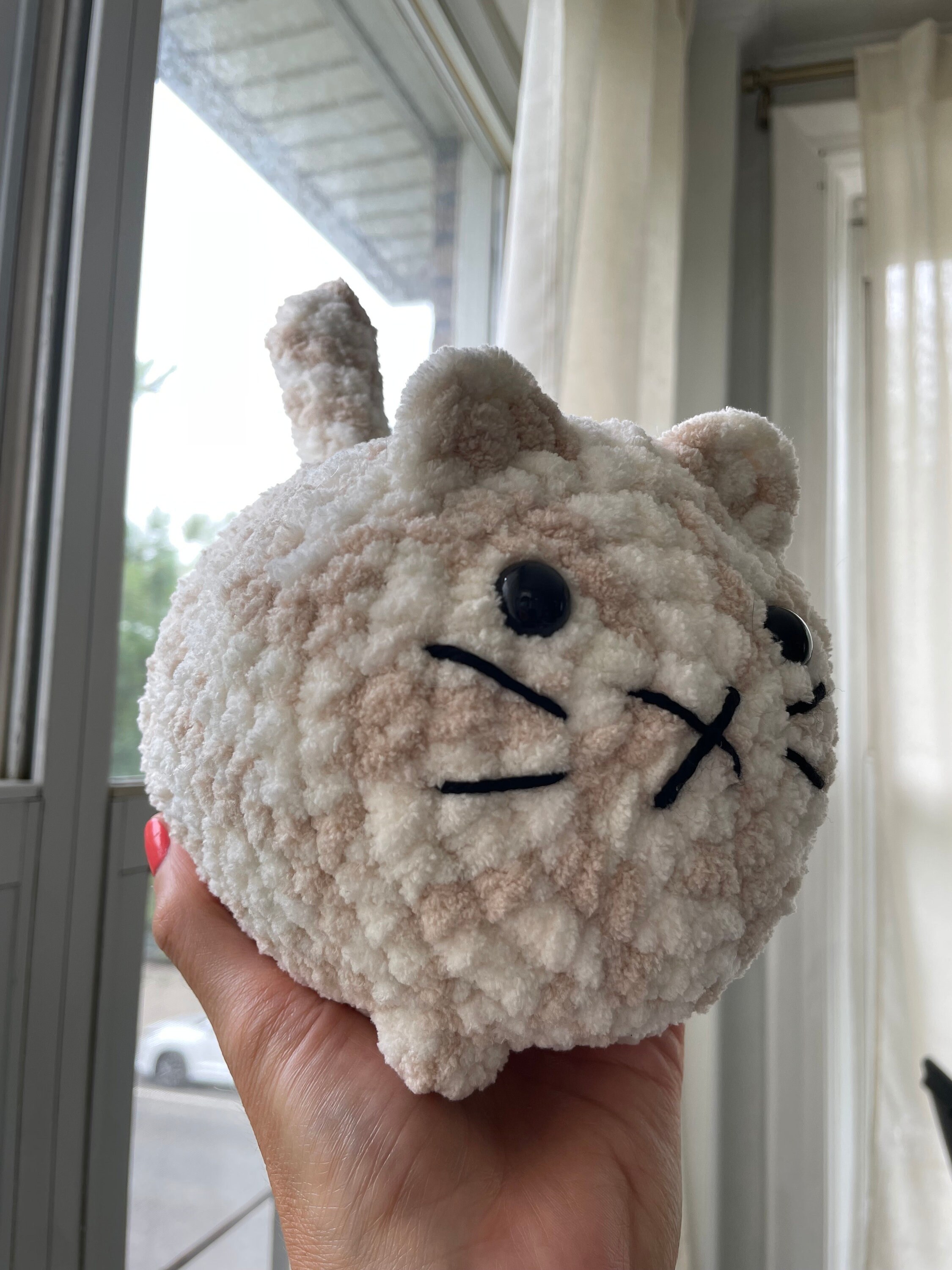 Super Soft Chunky Cat Stuffy. Cat Loaf Plushie. Chonky Cat Stuffie ...
