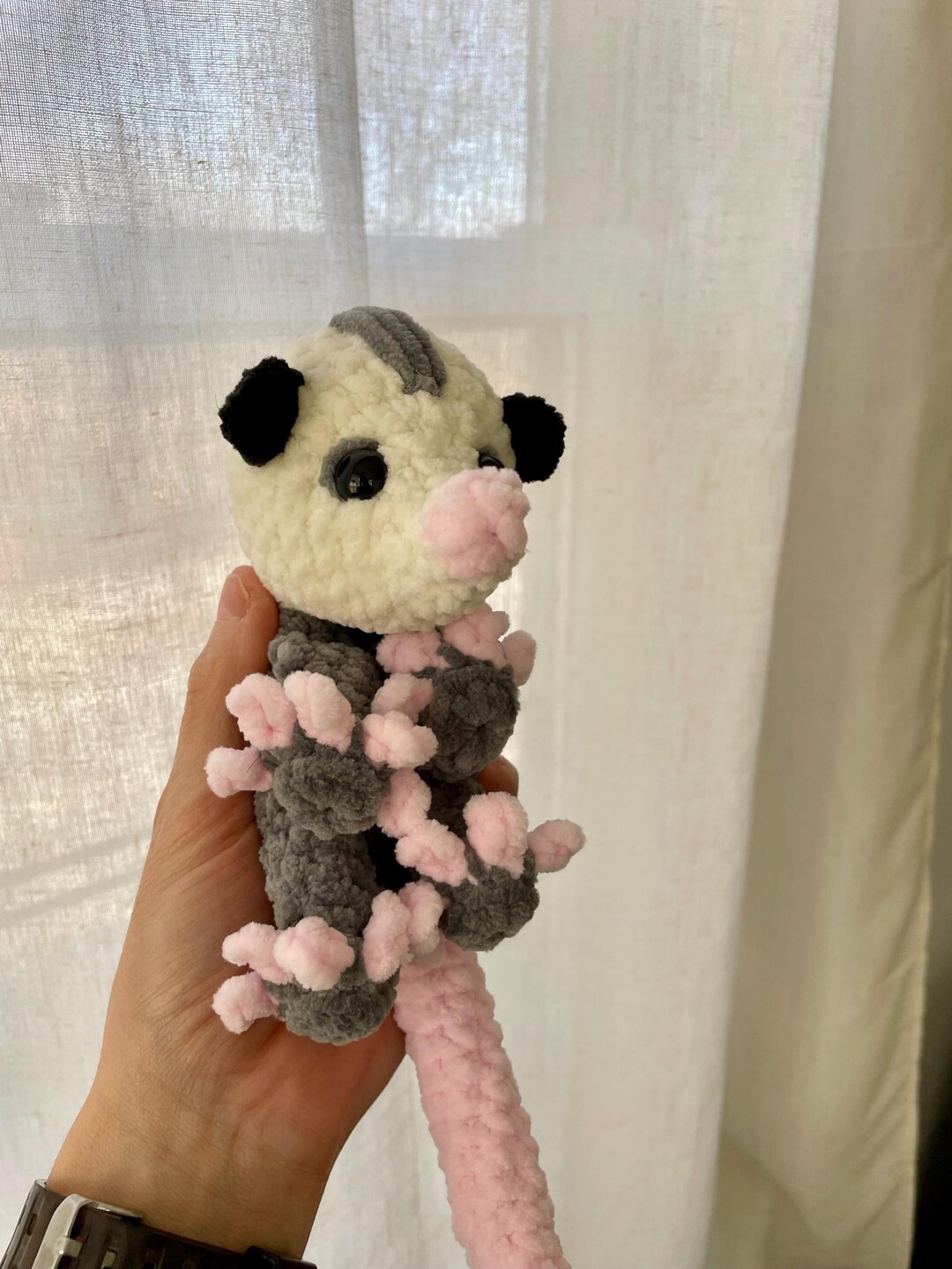 Super Soft Lovey Opossum Plushy. Handmade Oppssum Stuffy. Made to Order ...
