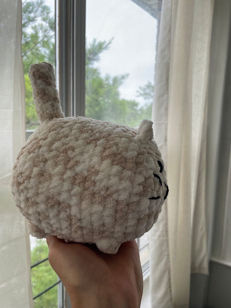Super Soft Chunky Cat Stuffy. Cat Loaf Plushie. Chonky Cat Stuffie ...