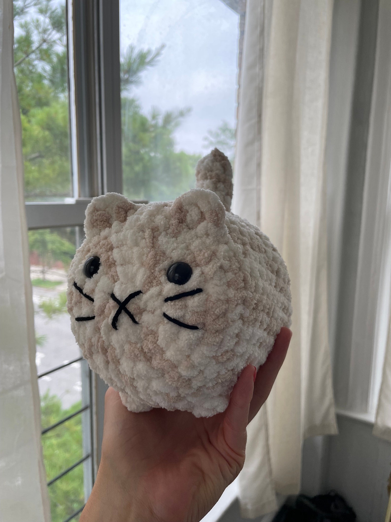 Super Soft Chunky Cat Stuffy. Cat Loaf Plushie. Chonky Cat Stuffie ...