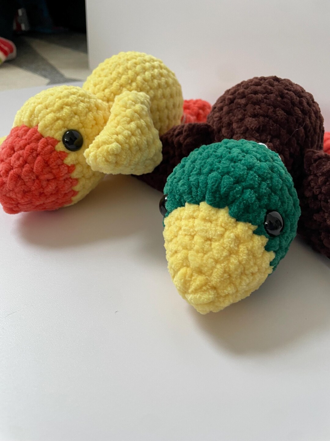 Super Soft Floppy Bird Plushies. Handmade Duck Stuffies. Made to Order ...