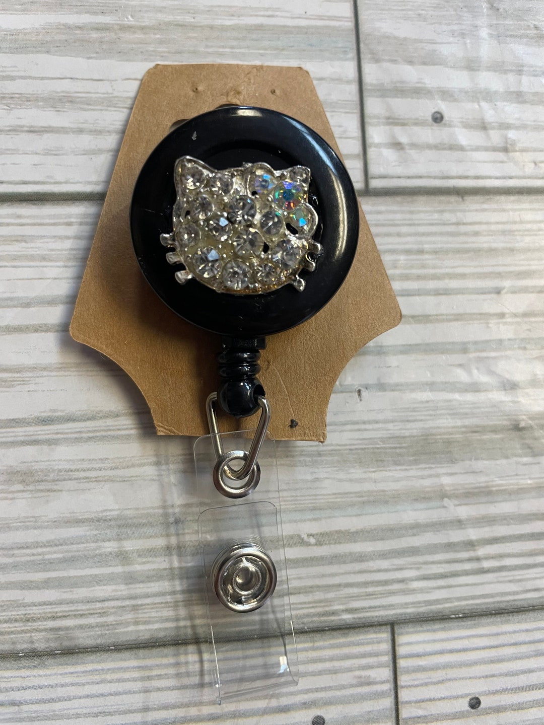 Hello Kitty Badge Reel - Etsy