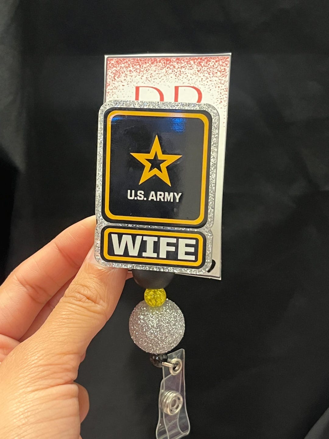 US Army Wife Badge Reel - Etsy