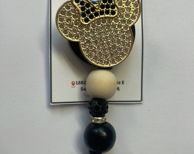 Minnie Mouse Badge Reel - Etsy