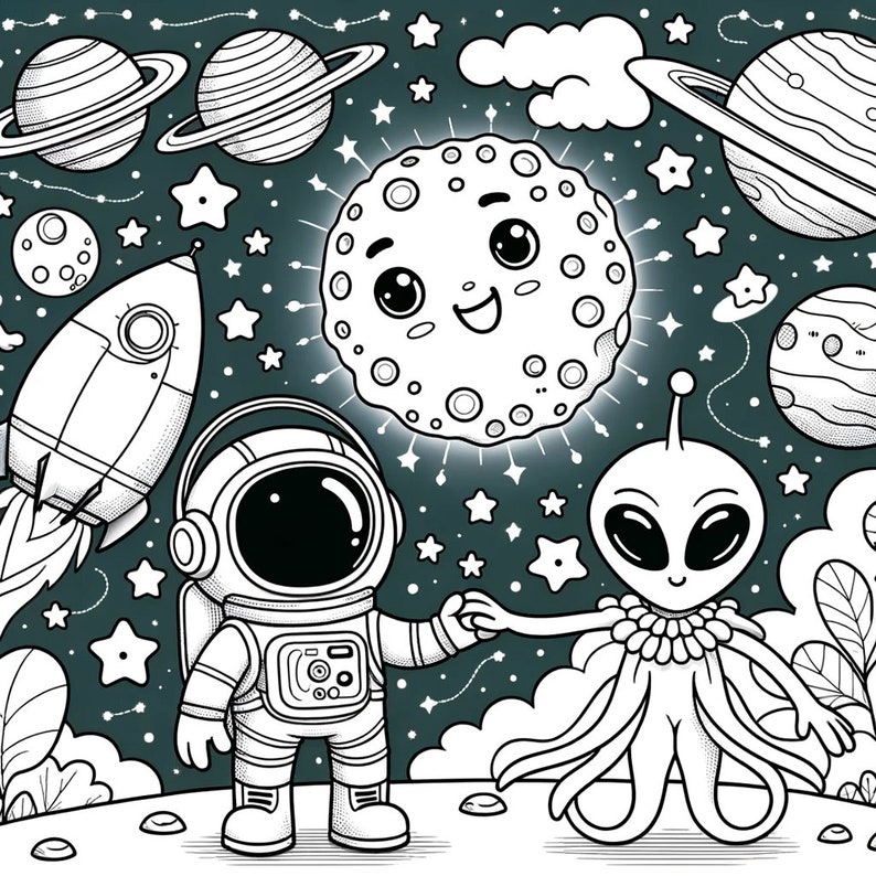 Fun and Simple Colouring Digital Prints for Kids: Beach, Playground ...