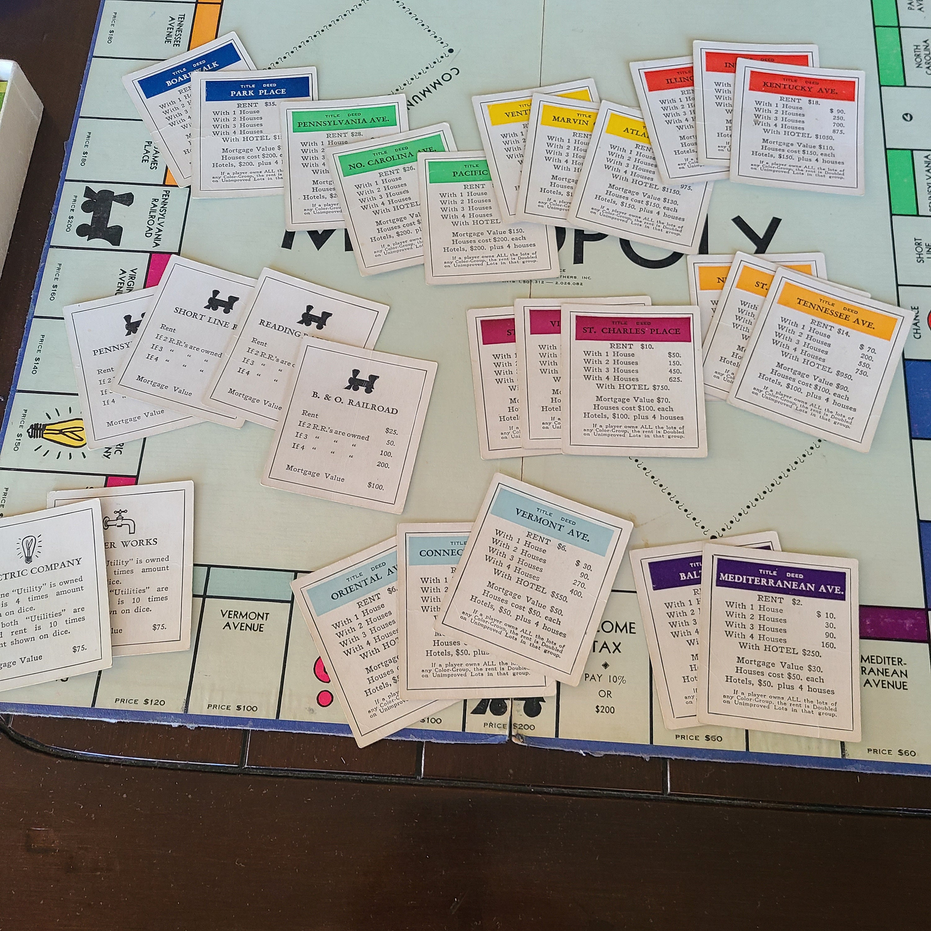 Vintage Monopoly Game - Etsy