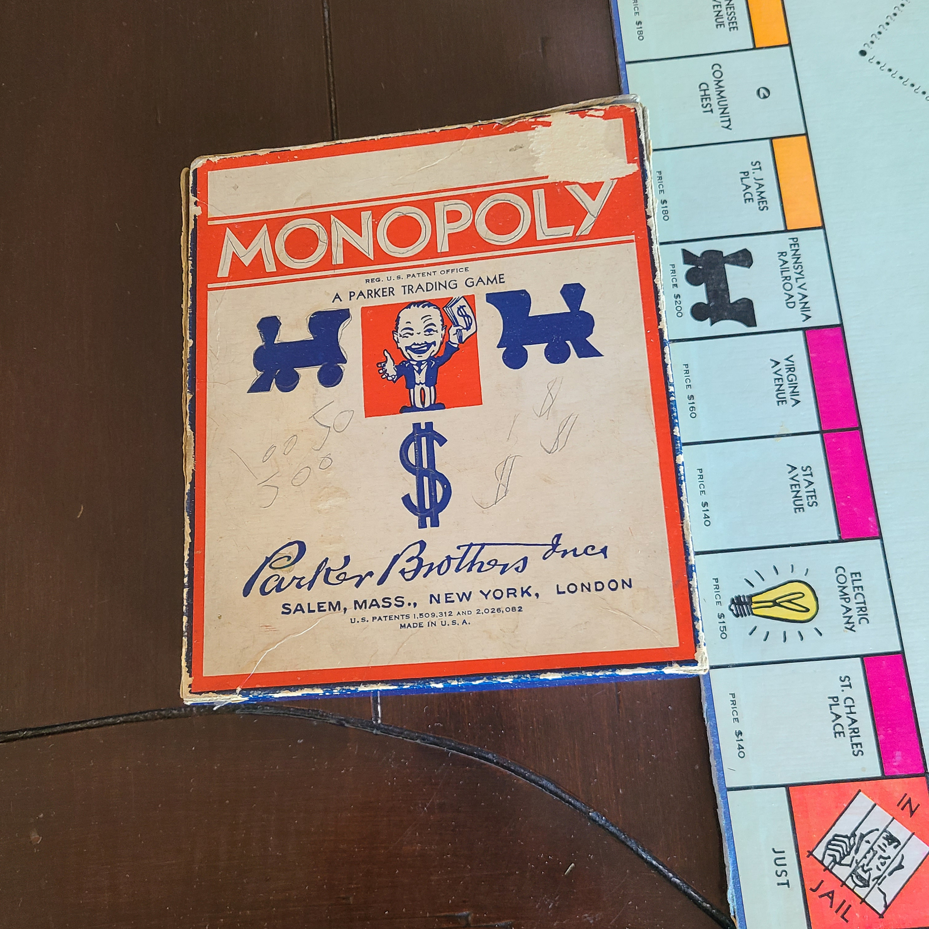 Vintage Monopoly Game - Etsy