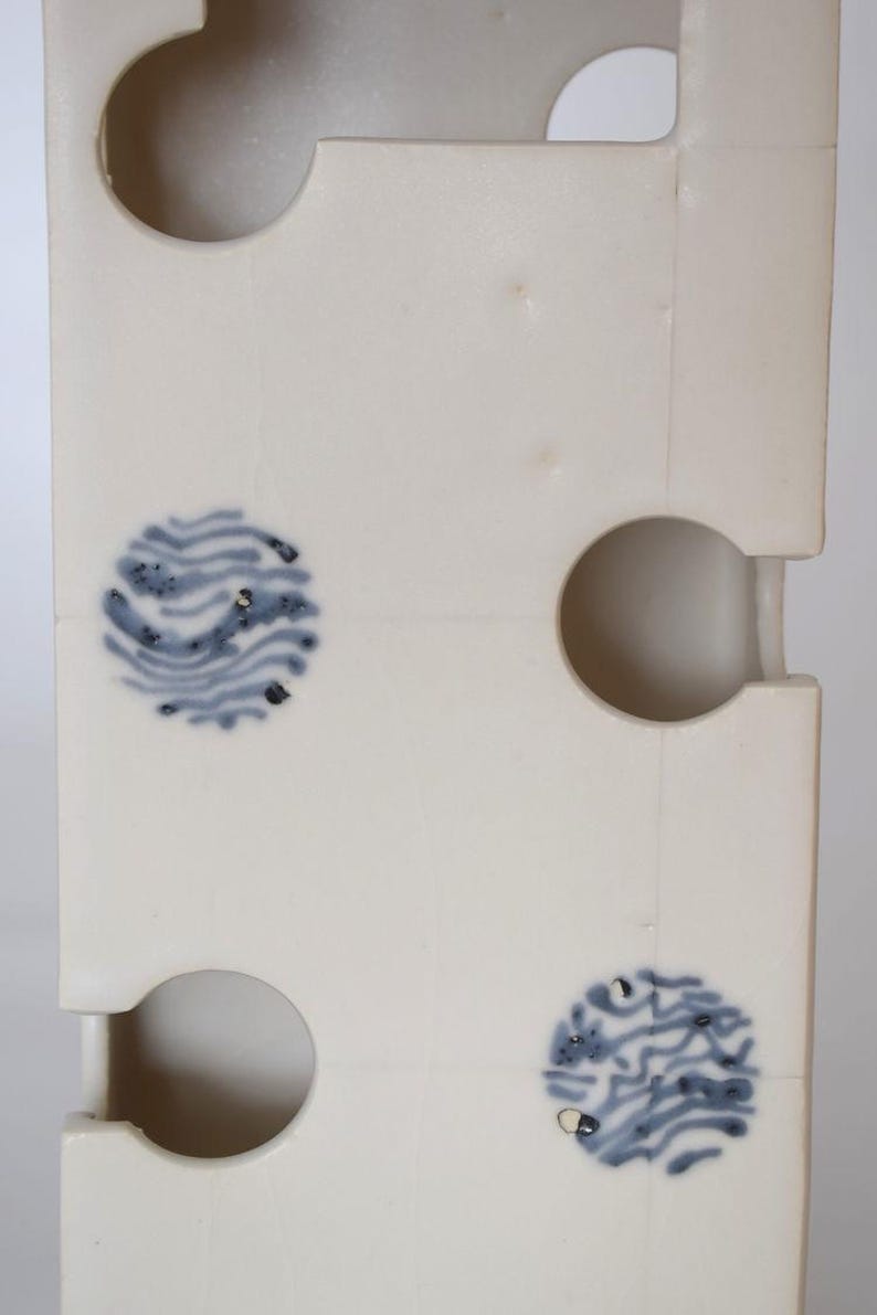 Keyhole Lamp | Keyhole Ceramic Table Lamp | Iron Oxide Hand-painted ...