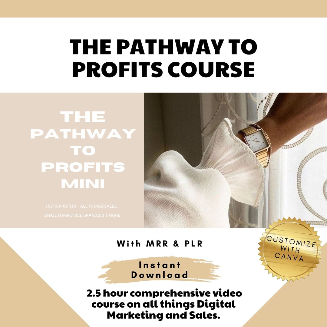 Instagram Profits Pathway Course Master Resell Rights & Private Label Rights MRR PLR Instagram ...