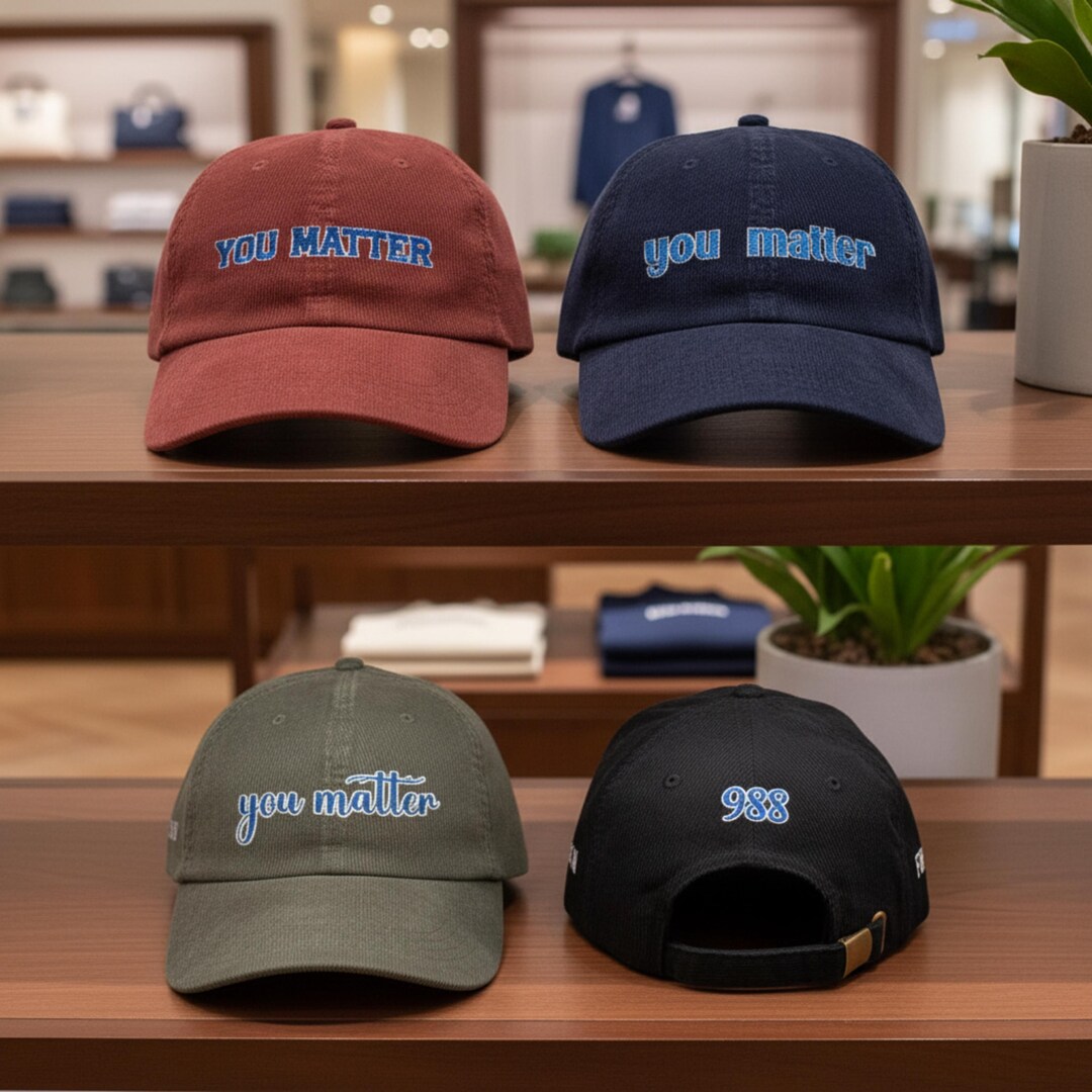 Personalized Embroidered Suicide Prevention Cap Mental Health Awareness ...