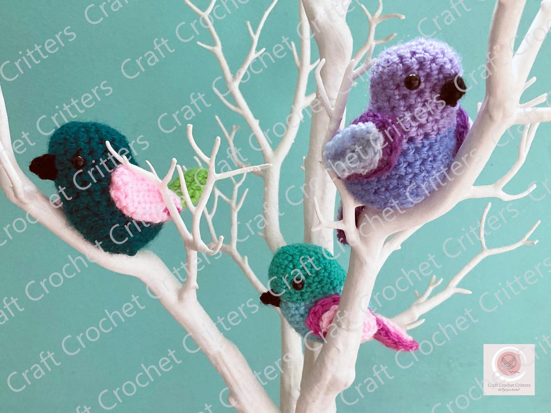 Funky Bird Crochet Pattern *US and UK Version* - Etsy