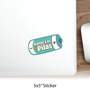 Ponte Las Pilas Sticker Water Resistant 4 Sizes Available - Etsy