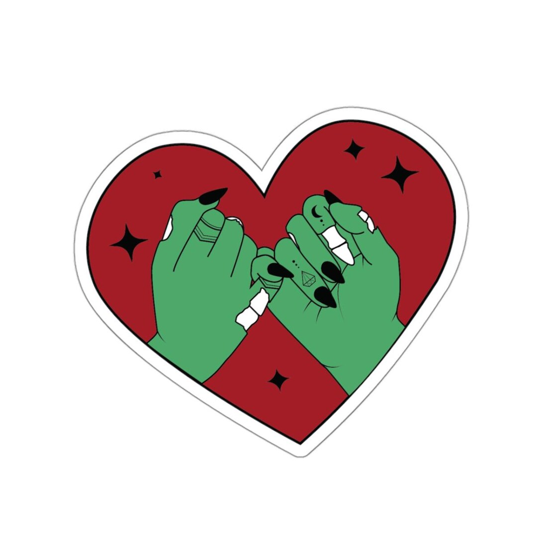 Cute Zombie Hands, Pinky Promise, Finger Tattoos, Halloween Sticker 3x3 ...