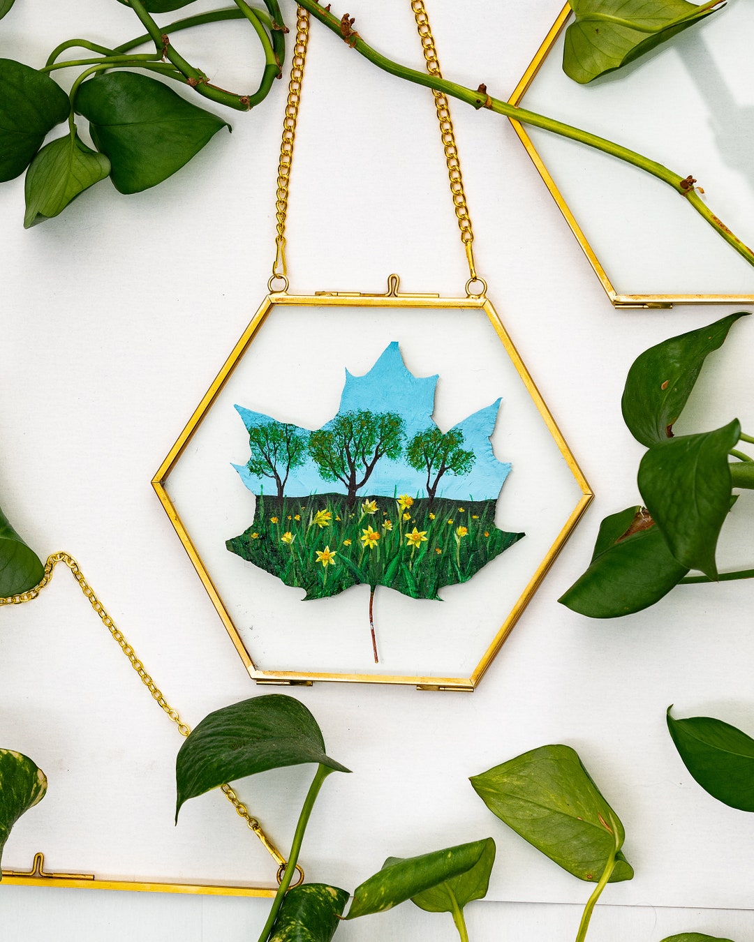 Nature-inspired Acrylic Painting, Original Art, Framed “spring Has ...