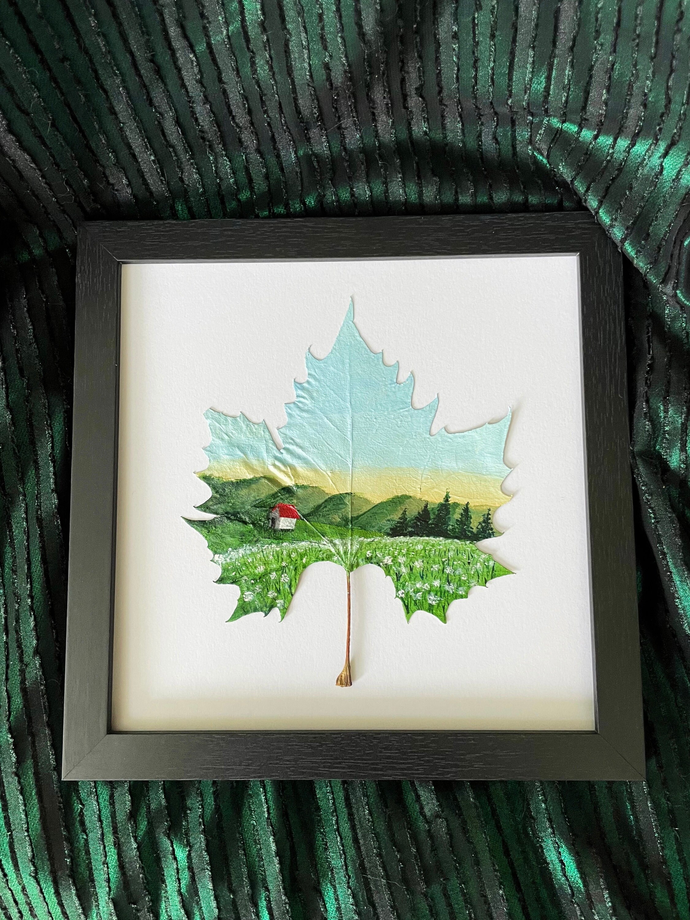 Nature-inspired Acrylic Painting, Original Artwork, Framed “finding ...