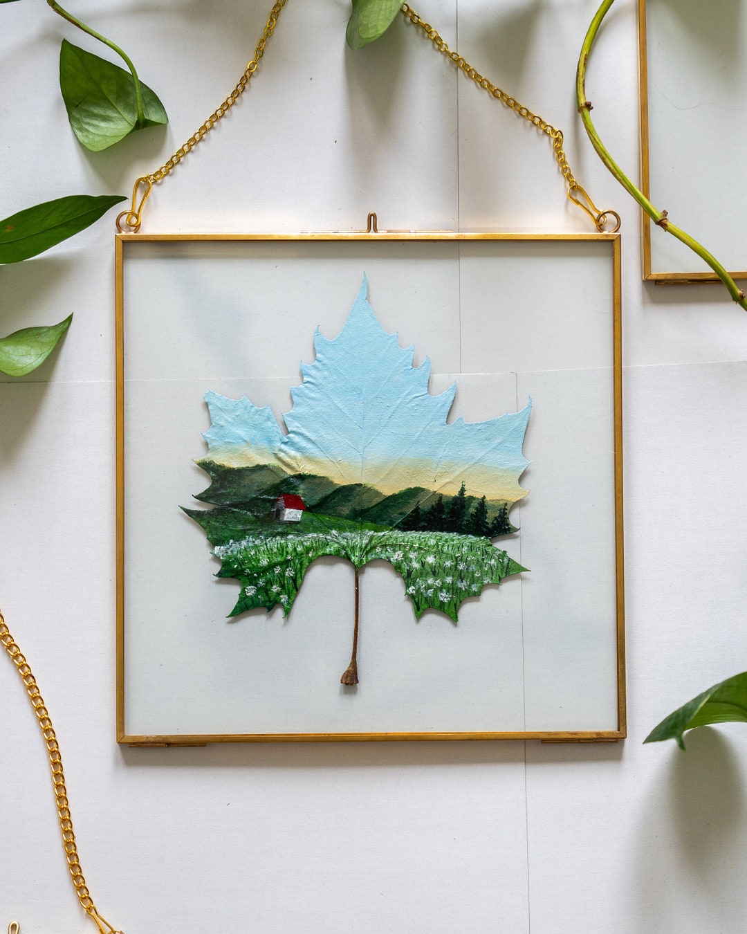 Nature-inspired Acrylic Painting, Original Artwork, Framed “finding ...