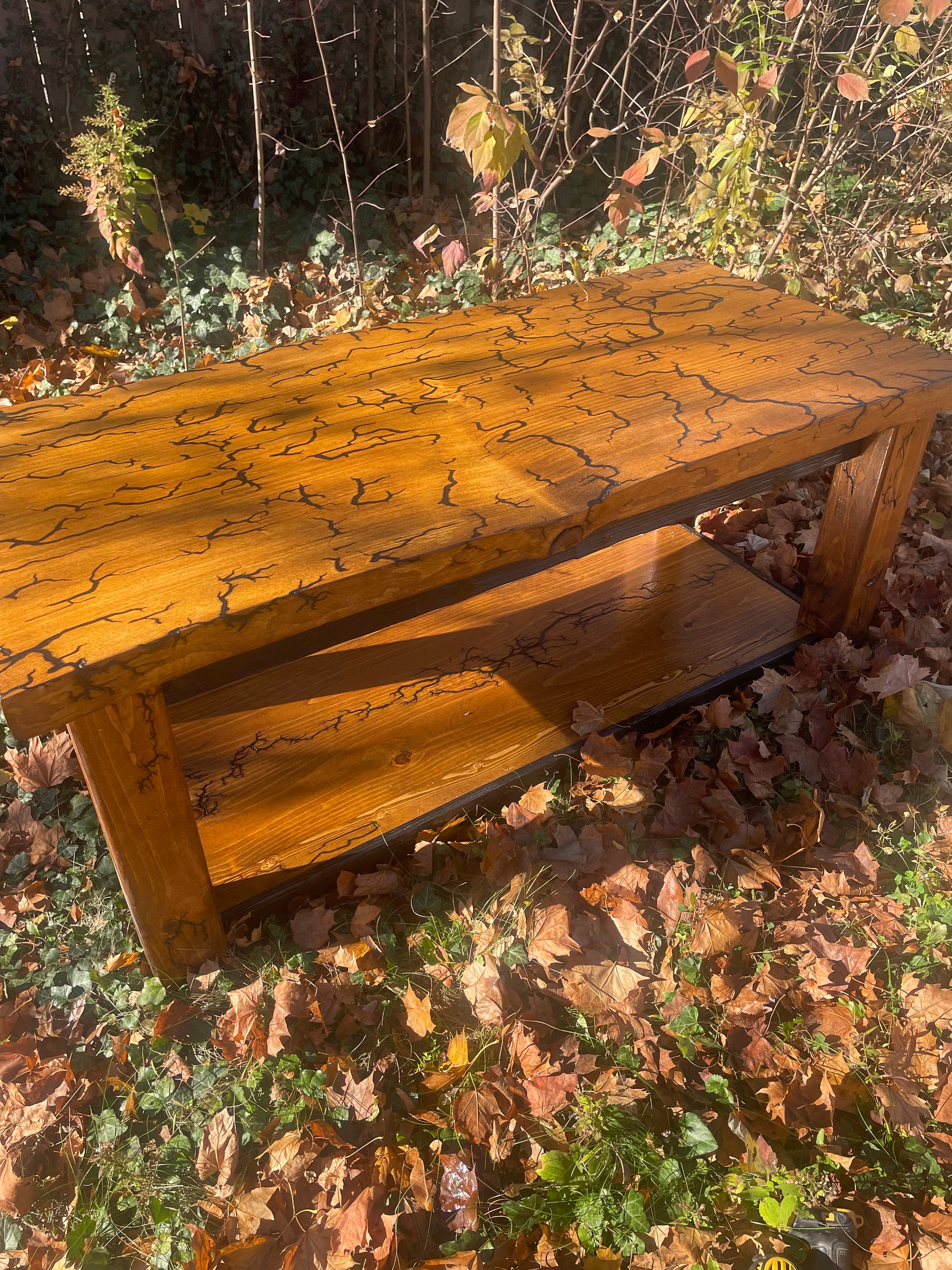 Fractal Burn Table - Etsy