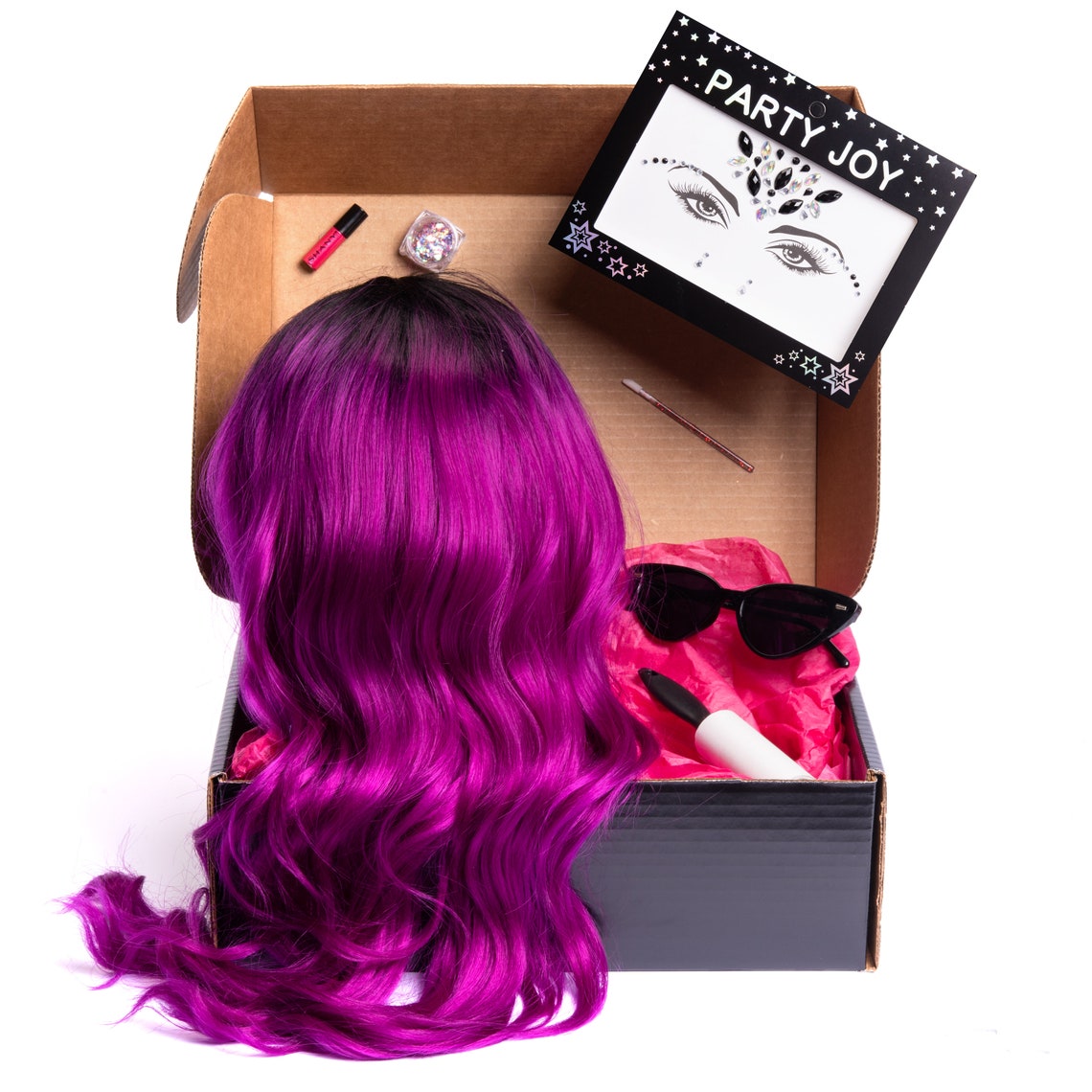 Custom Bachelorette Party Wig Boxes, Festival Party Wig Boxes, Girls ...