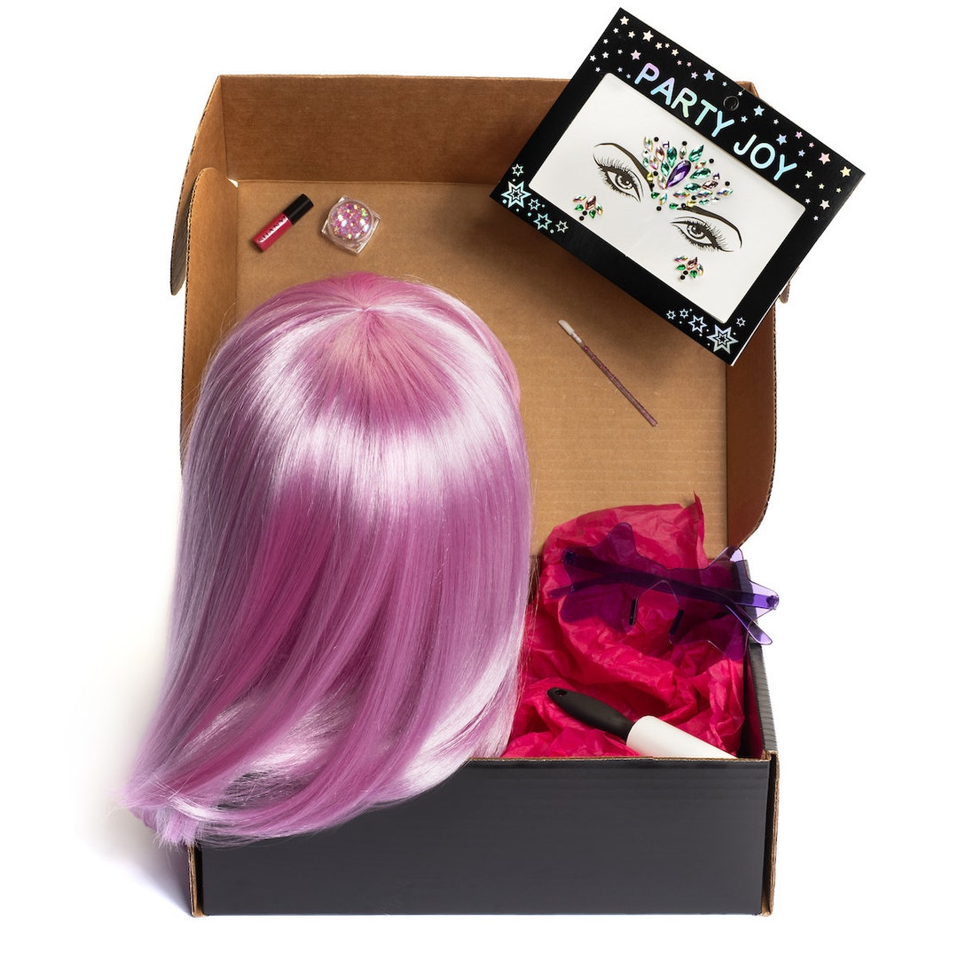 Custom Bachelorette Party Wig Boxes, Festival Party Wig Boxes, Girls ...
