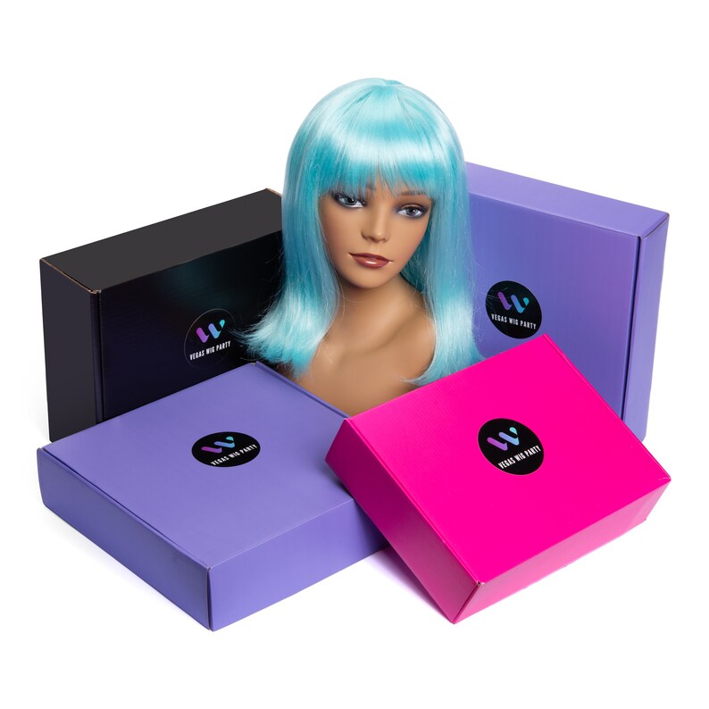 Custom Bachelorette Party Wig Boxes, Festival Party Wig Boxes, Girls ...