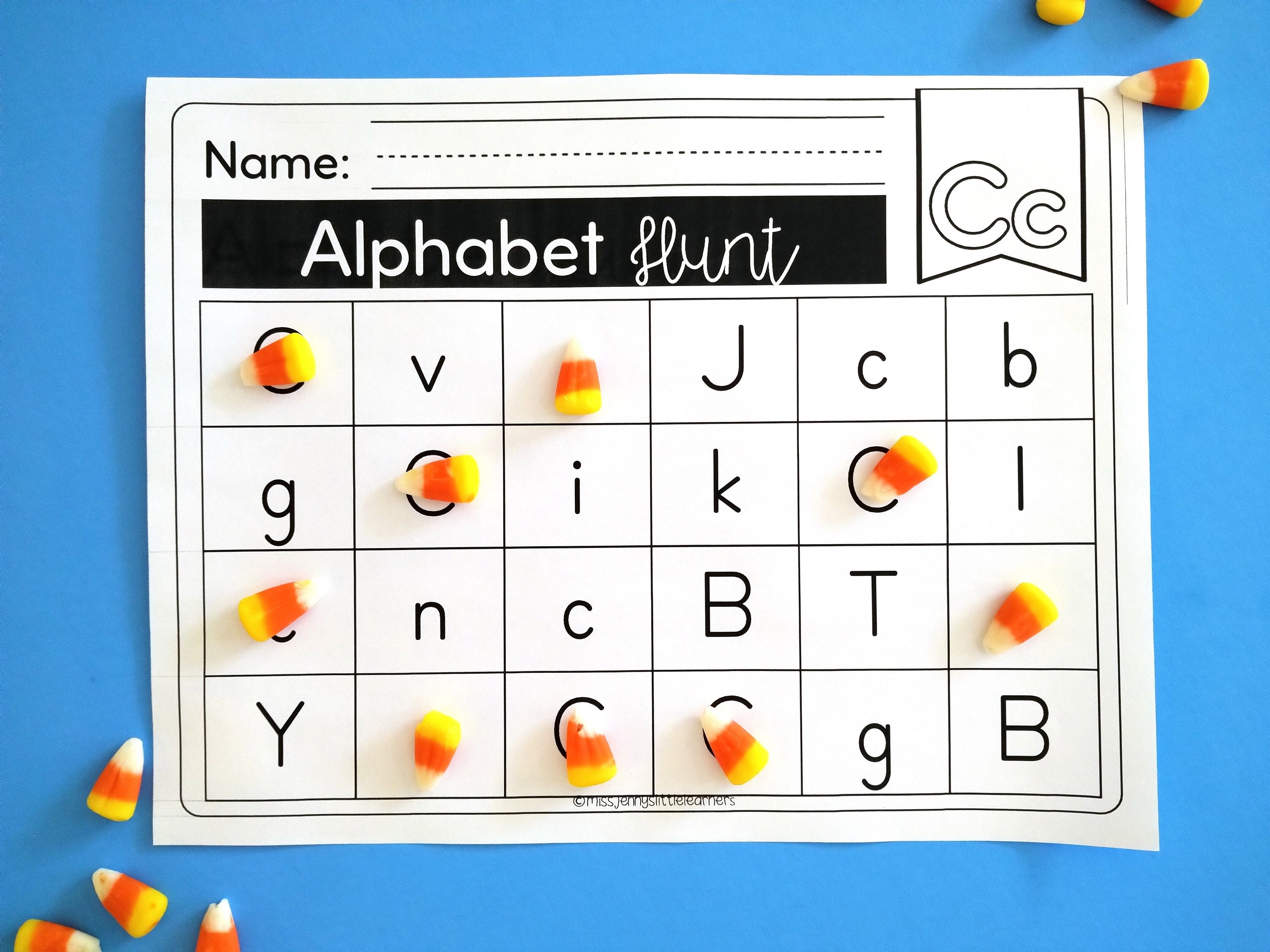Alphabet Hunt Activity and Letter Writing Practice for Pre-k ...