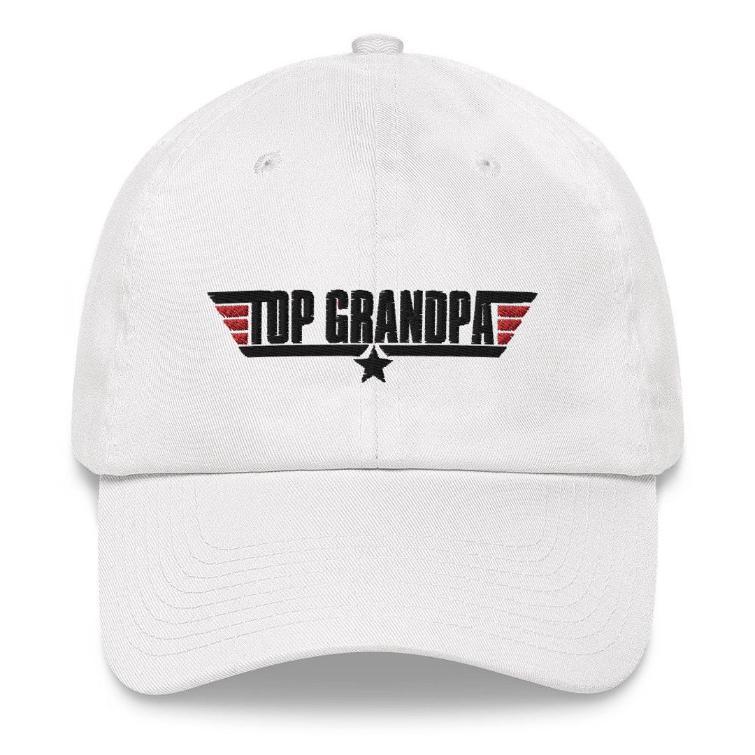 Top Grandpa Hat, Funny Nostalgic Movie Baseball Cap for Grandfather ...