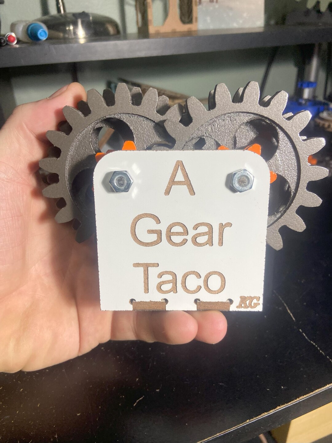 Kinetic Art Desktop Fidget Toy Office Gift Moving Rotating Gears Stress ...