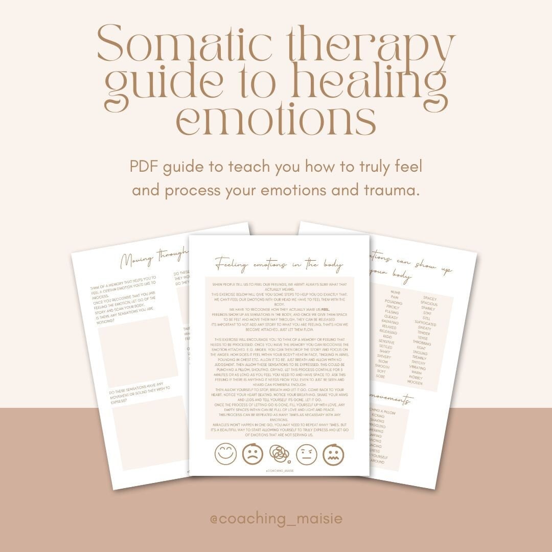 CBT Shadow Work, Somatic Feelings, Mindfulness Tracker, Mental Health ...