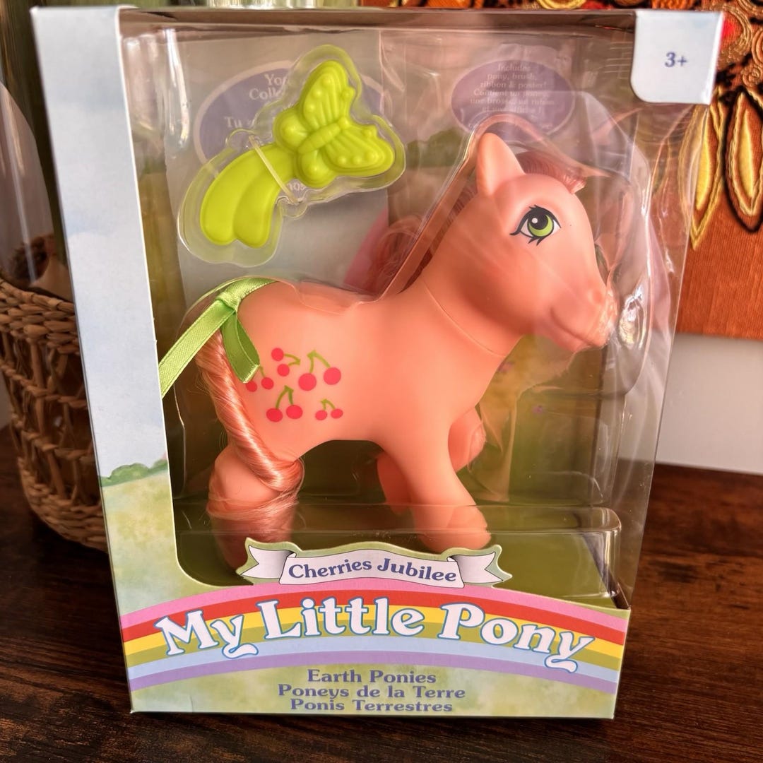 MLP| NEW My Little Pony Cherries Jubilee Earth Pony 35 Anniversary 80s ...