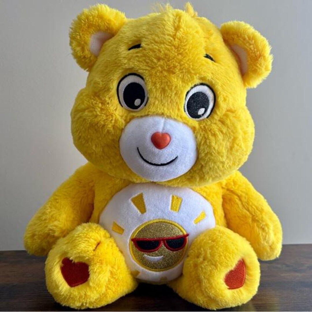 Care Bears| Funshine Bear Large 15” Yellow Plush Retro Toy - Etsy